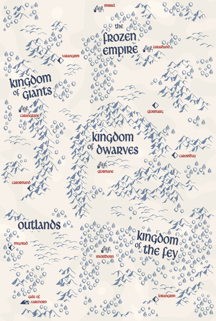 The Map of the Icemark | The Lords of Midnight